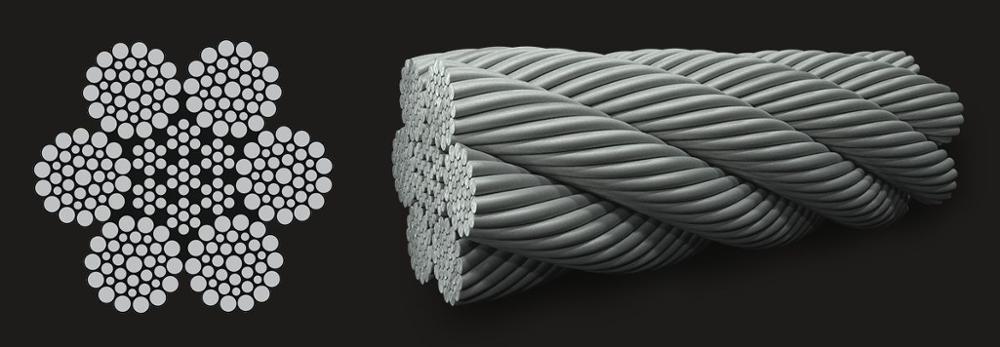 CÁP THÉP KHÔNG GỈ IWRC 6×Fi(25)/6×WS(26) - TESAC SHINKO WIRE - NHẬT BẢN ...